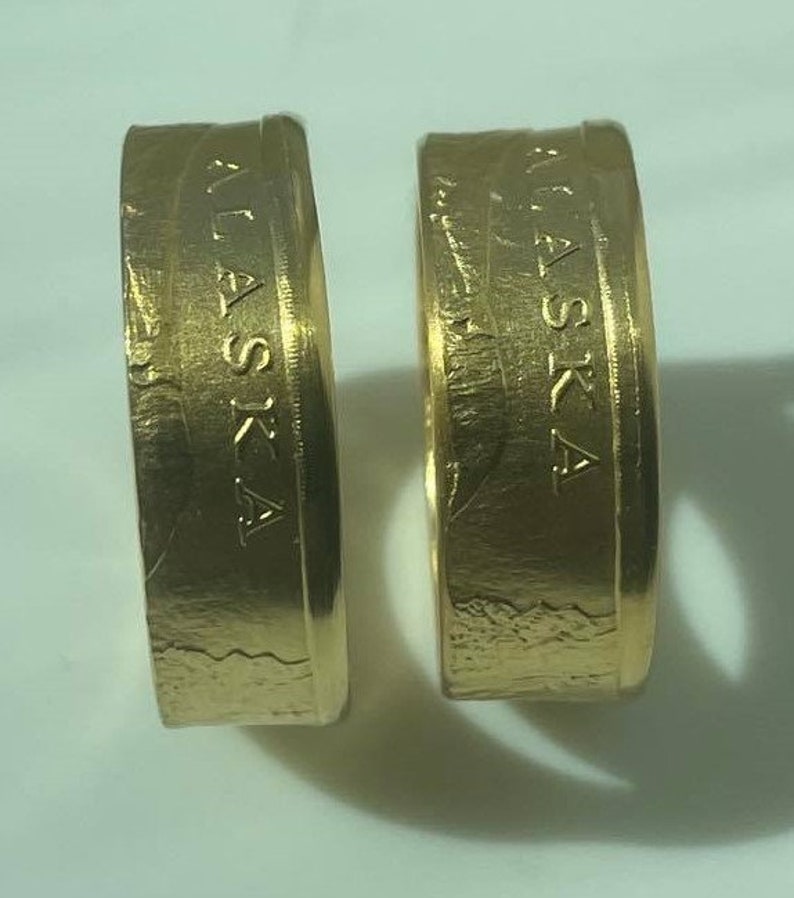 Alaska Gold Ring From 1 Oz .999 Fine Gold Medallion | Etsy