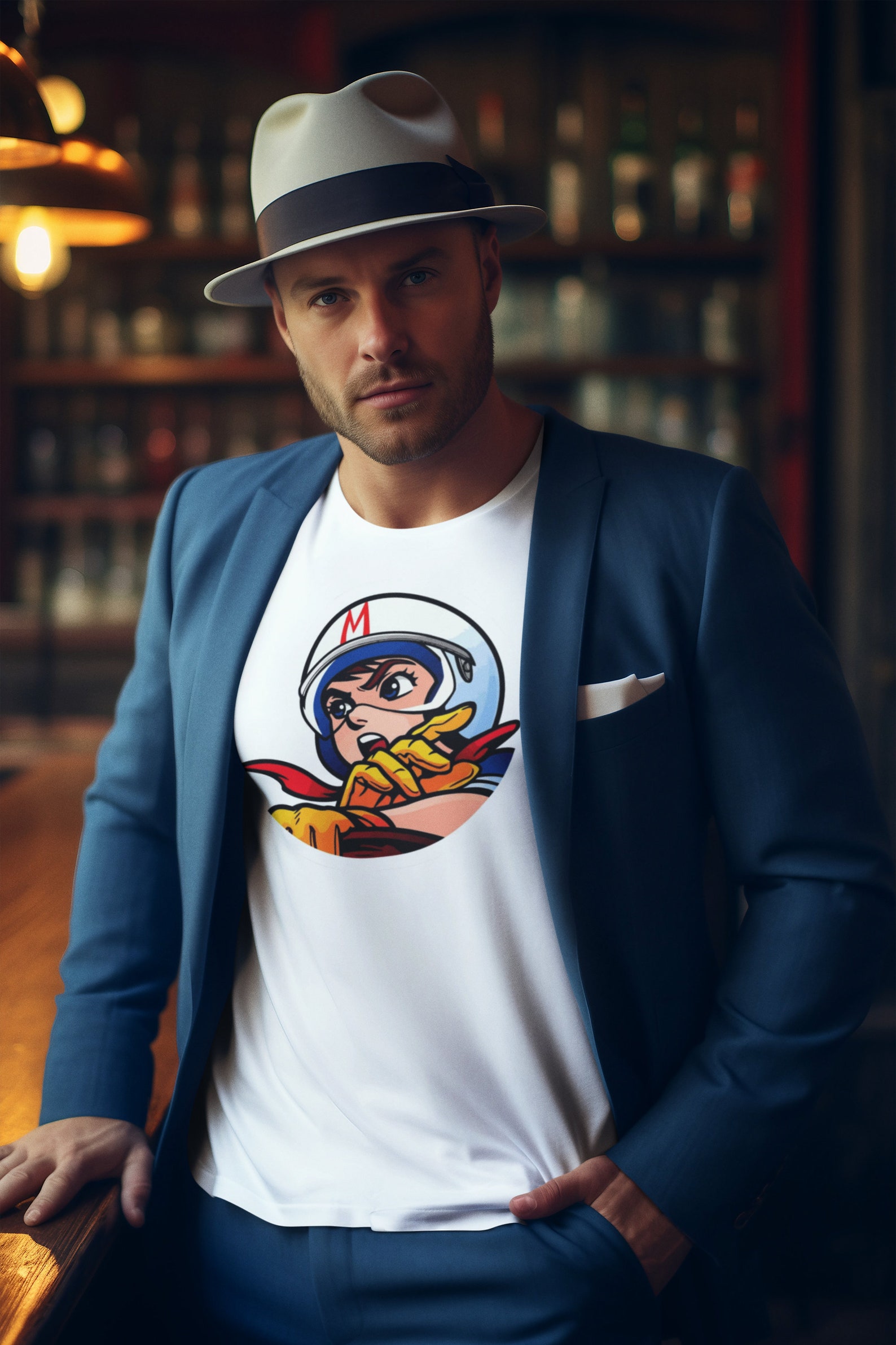 Speed Racer Graphic T-shirt Circular Version - Etsy