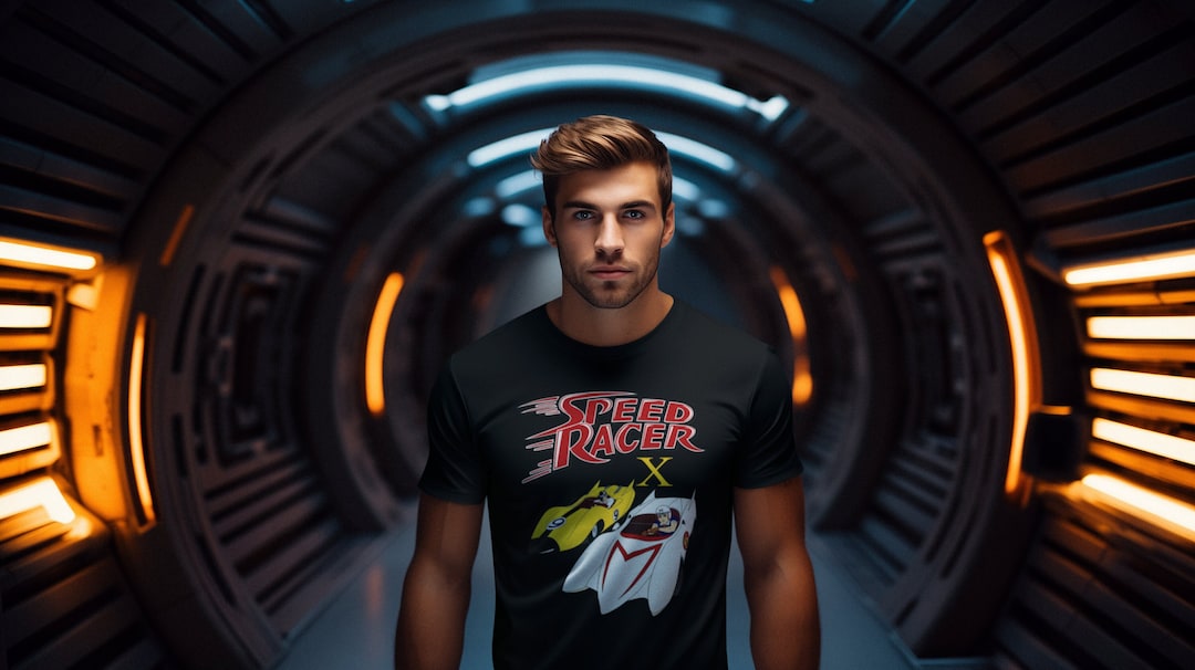 Speed Racer X T-shirt Speed Racer Gildan Black or White - Etsy