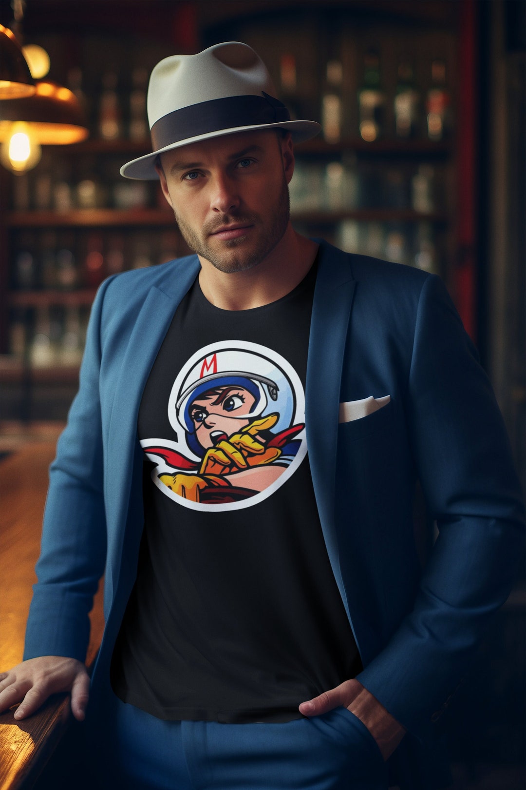 Speed Racer Graphic T-shirt Circular Version - Etsy