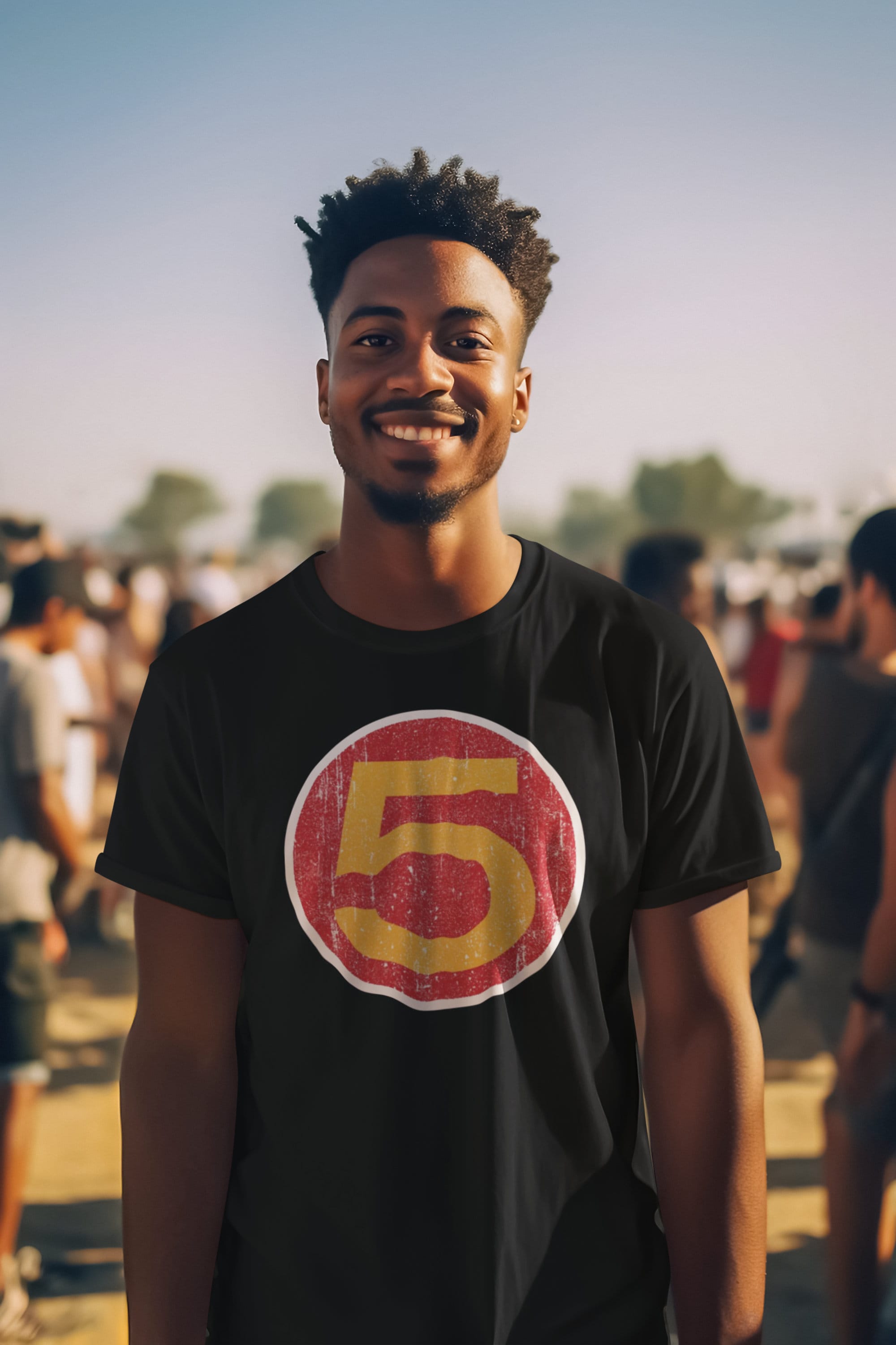 Classic Speed Racer Number 5 in Red Vintage Circle T-shirt - Etsy