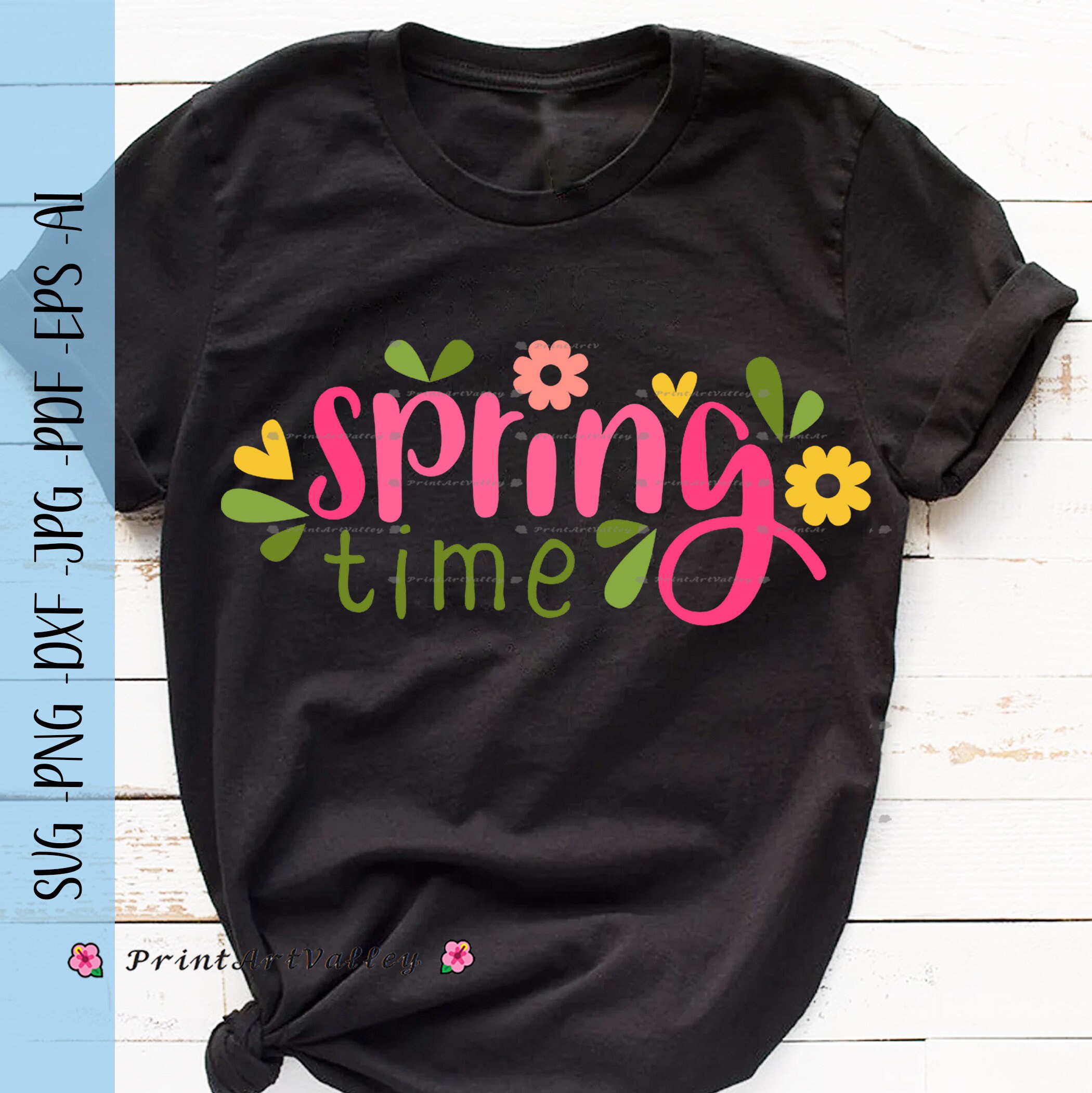 Spring Time Svg Cut Files Spring Svg Spring Cutting File for Circut ...