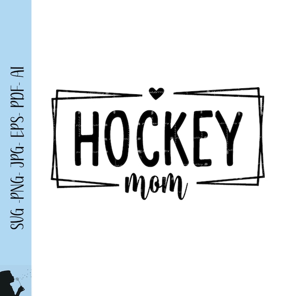 Hockey Mom Svg Etsy