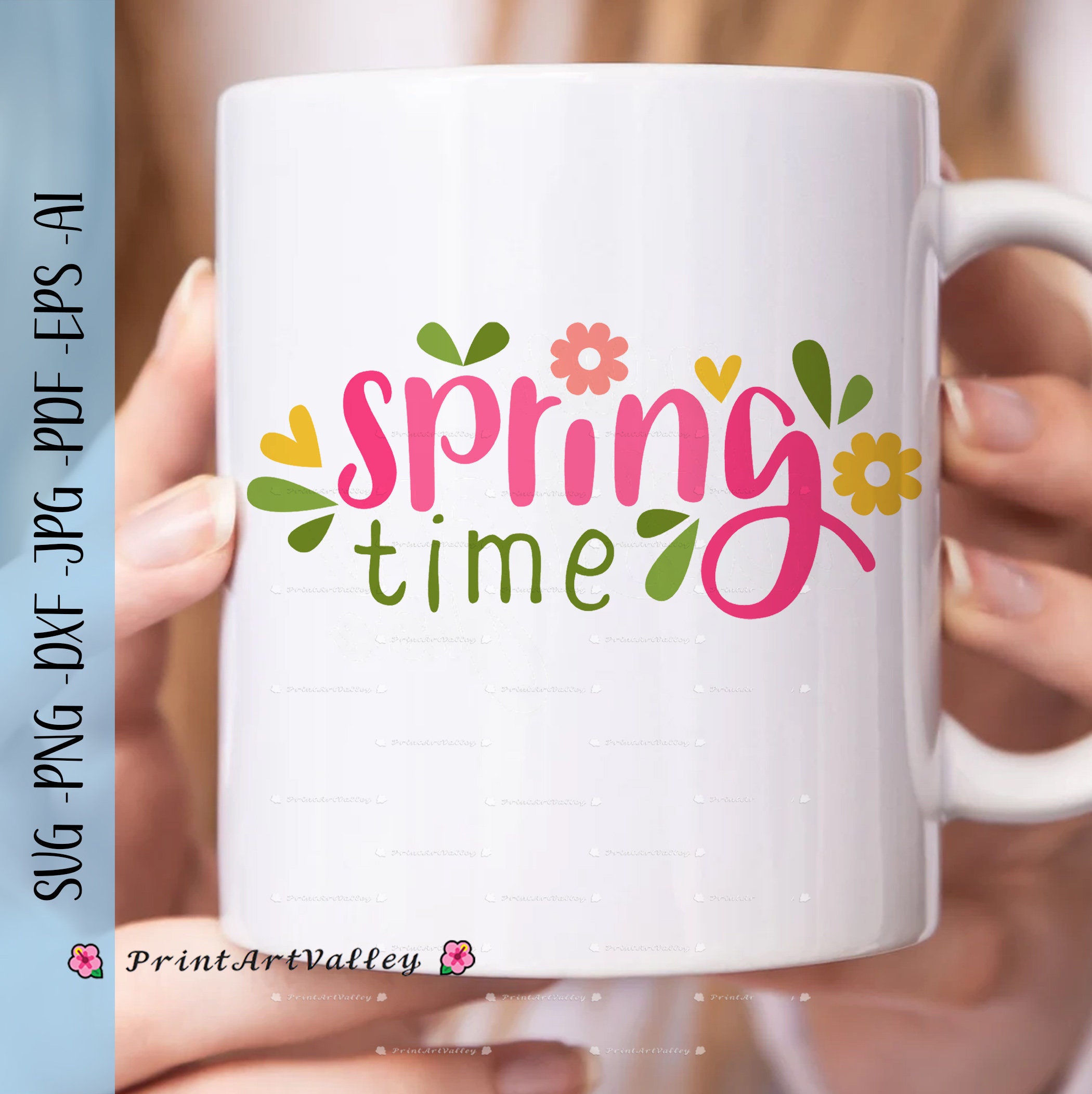 Spring Time Svg Cut Files Spring Svg Spring Cutting File for Circut ...
