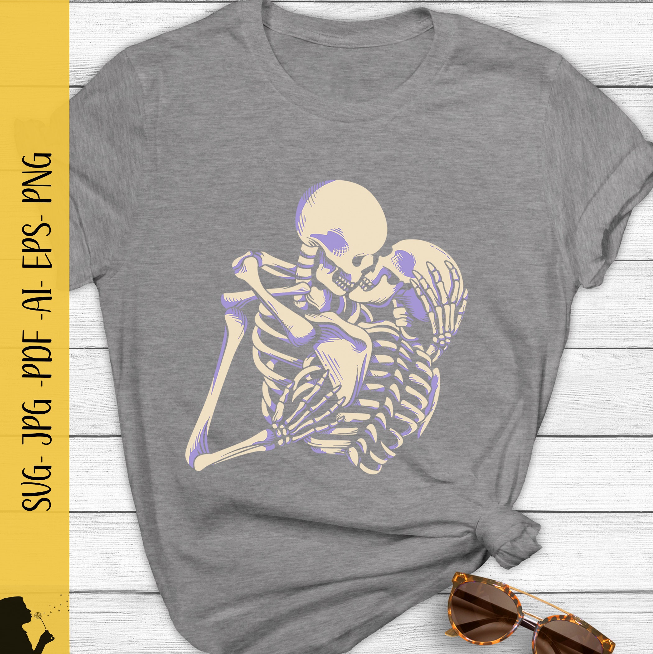 Skeleton Lovers Svg Skeleton Couple Png Love SVG the Lovers Halloween ...