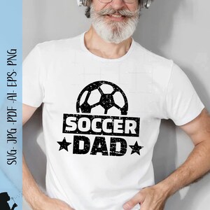 Soccer Dad Svg Distress Soccer Dad Png Soccer Dad Gift Svg Cut File ...