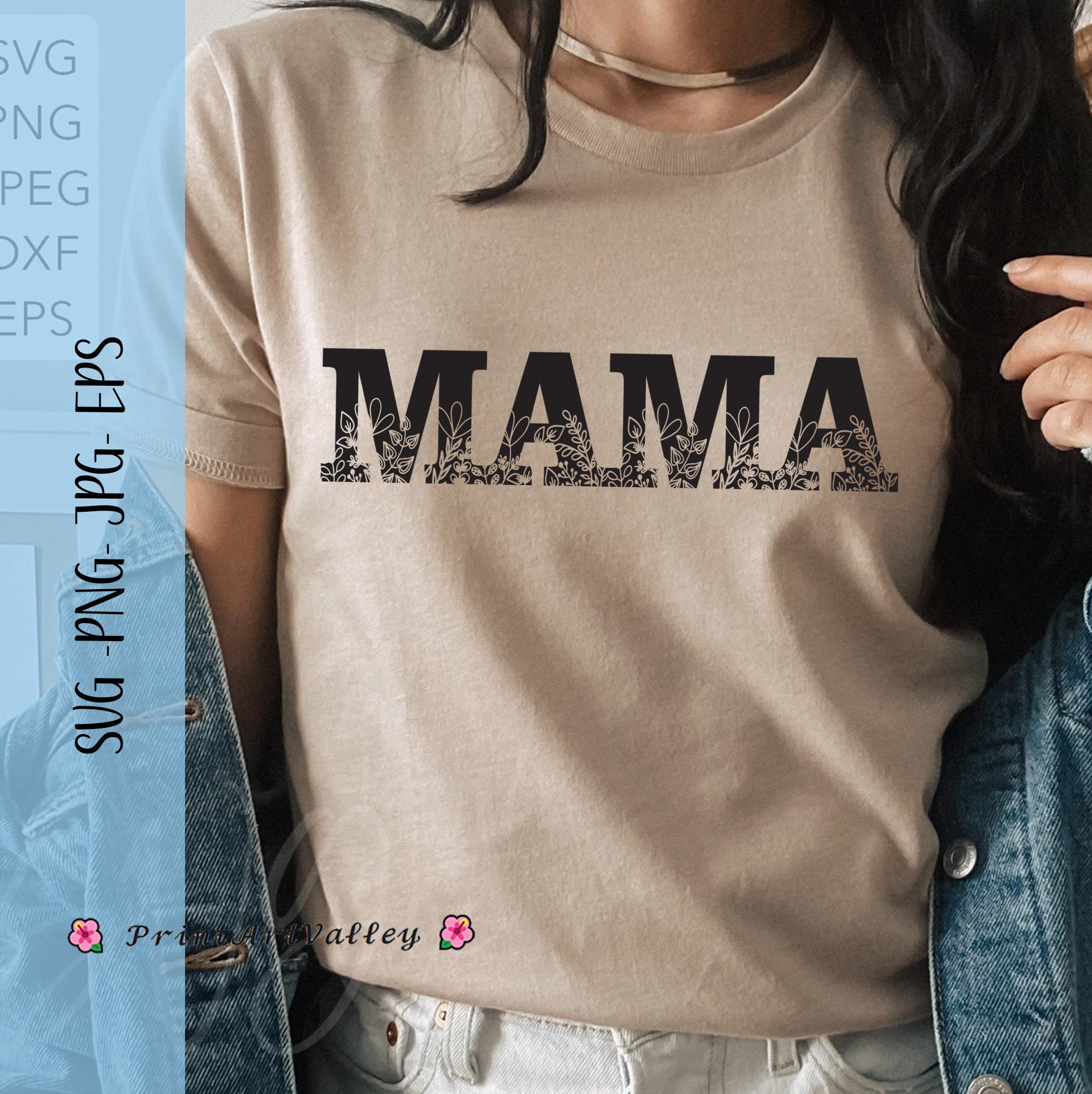 Mama Leters PNG Mama Font Popular SVG Mama Floral SVG Mama for Cricut ...