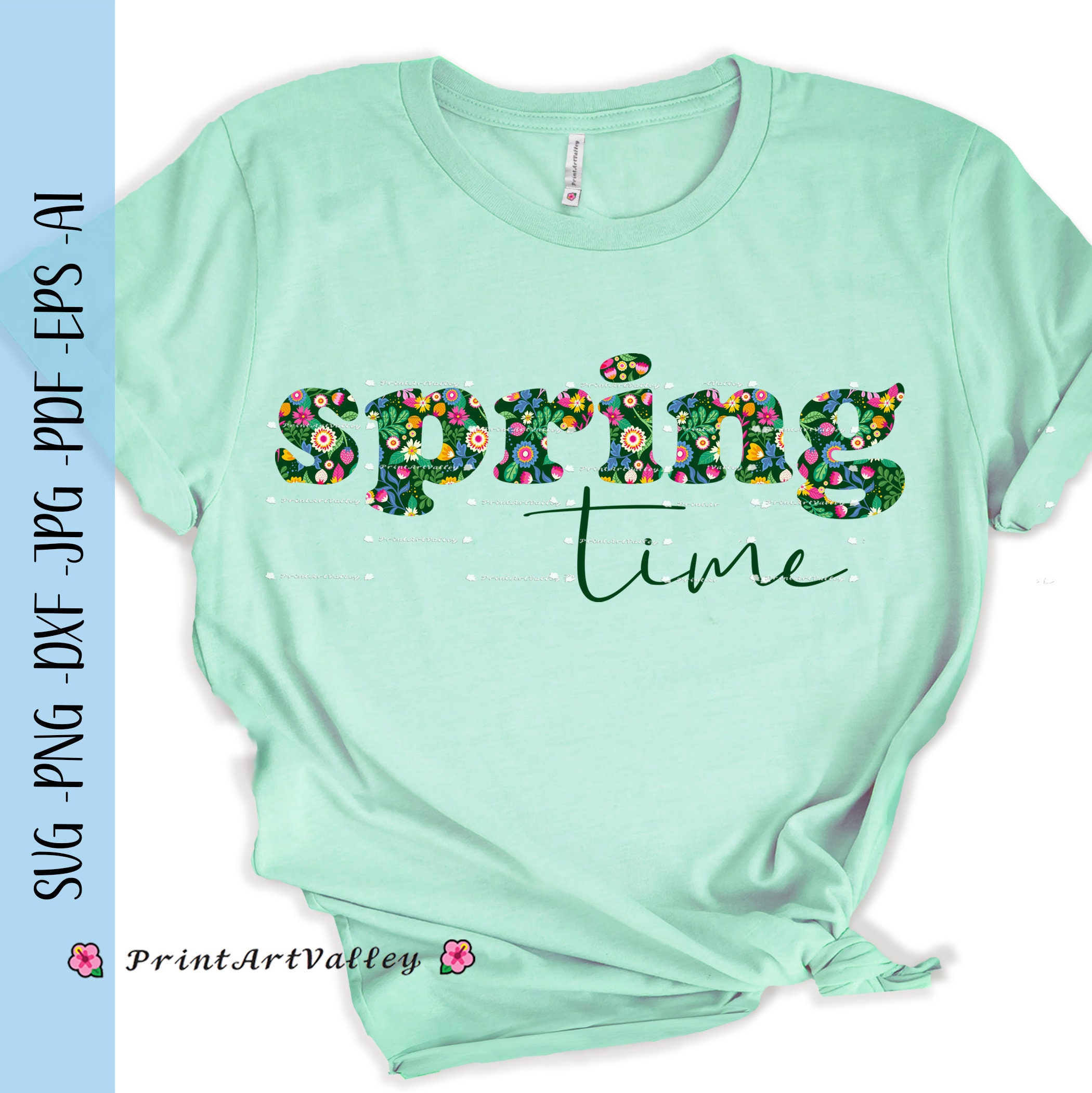 Svg Spring Time Svg, Spring Svg, Easter Svg, Flower Svg, Hello Spring ...