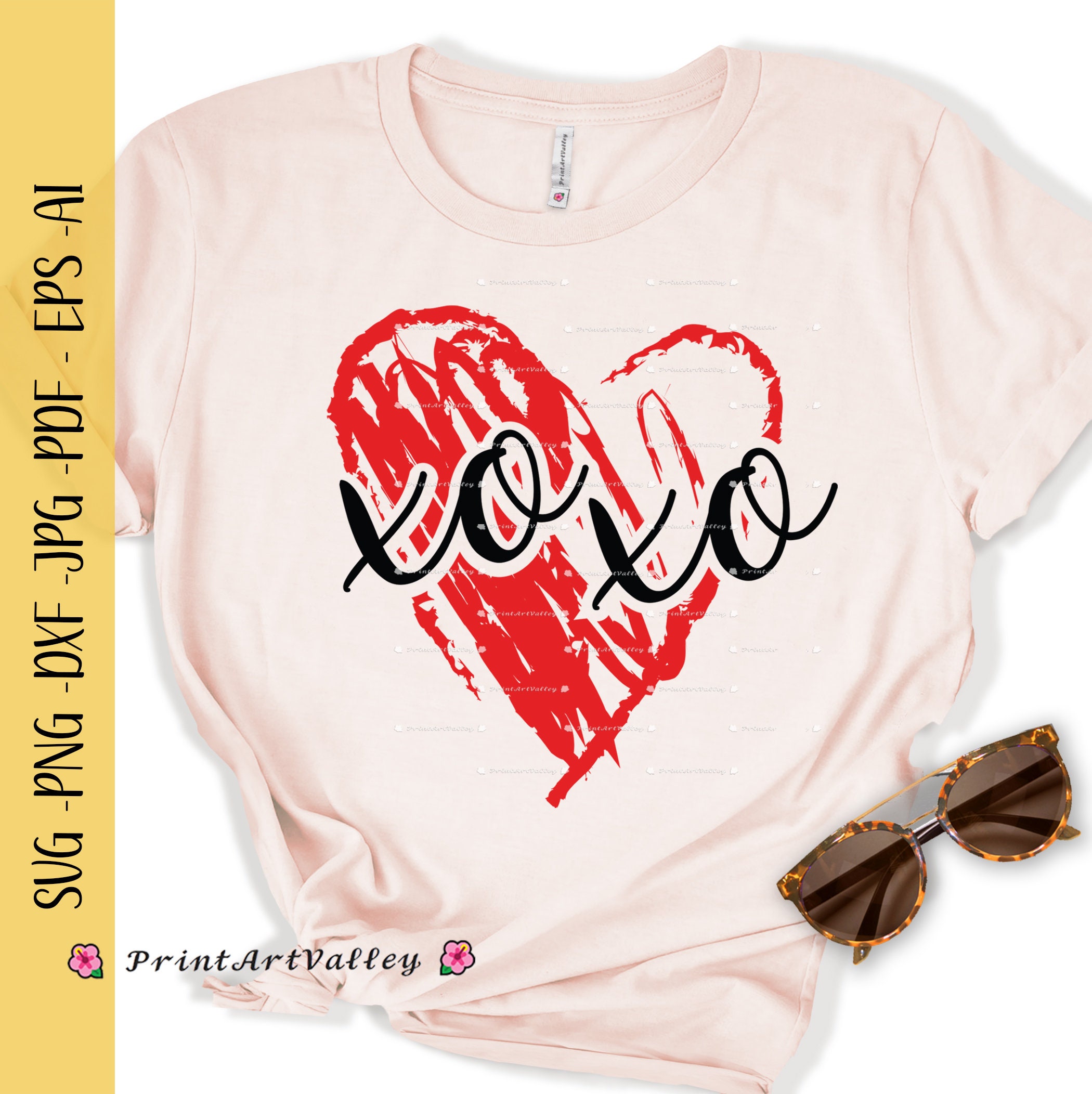 Xoxo Svg Heart Xoxo Svg File for Cricut Valentine Xoxo Svg Xoxo Svg ...