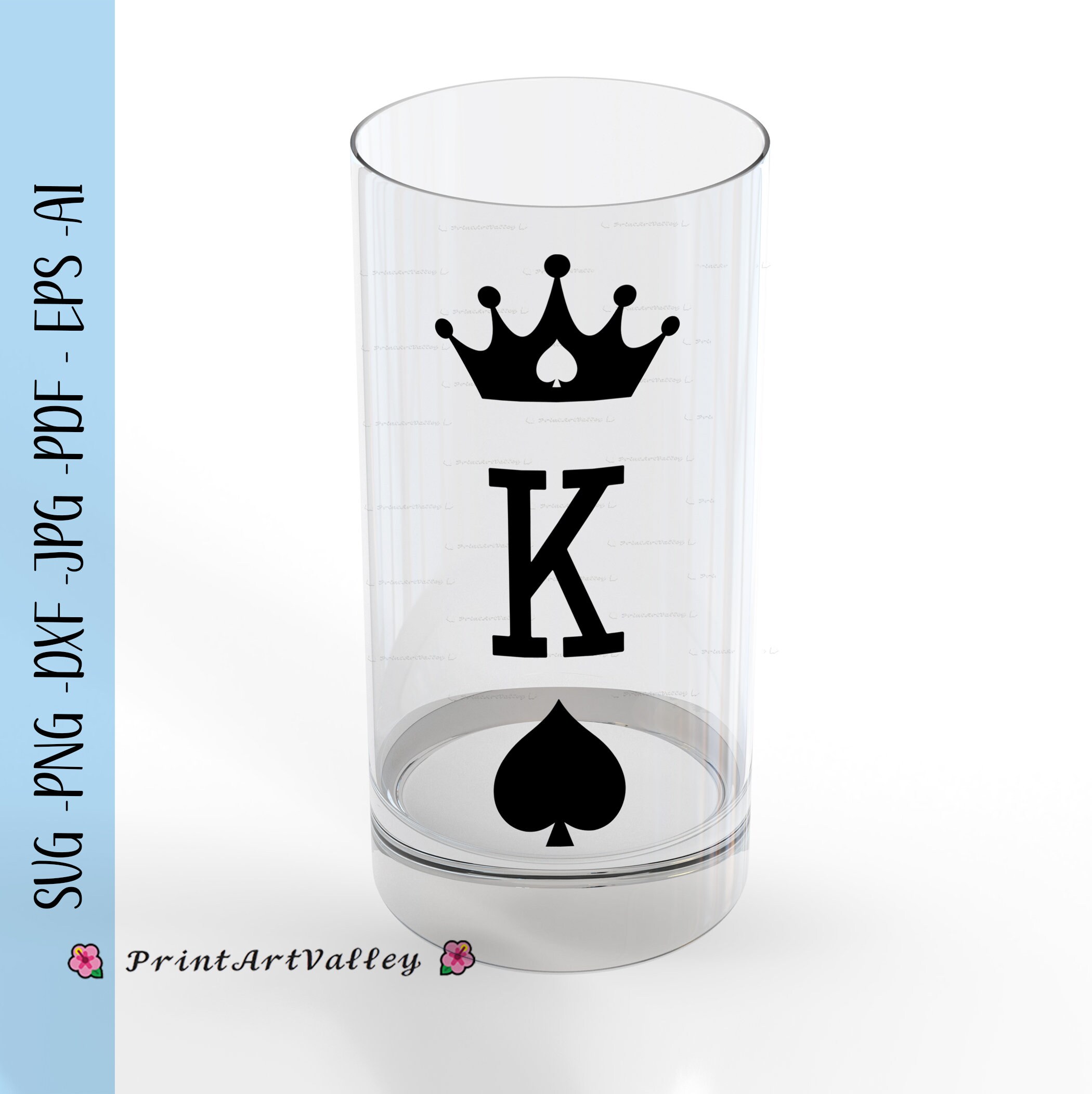 King Svg Spades Gift for Him King and Queen Svg Black King Png Spades ...