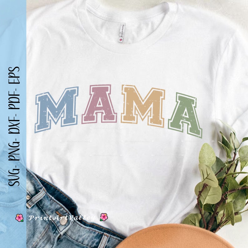 Mama Varsity Svg Mama Retro Svg Mother's Day Svg Mama - Etsy