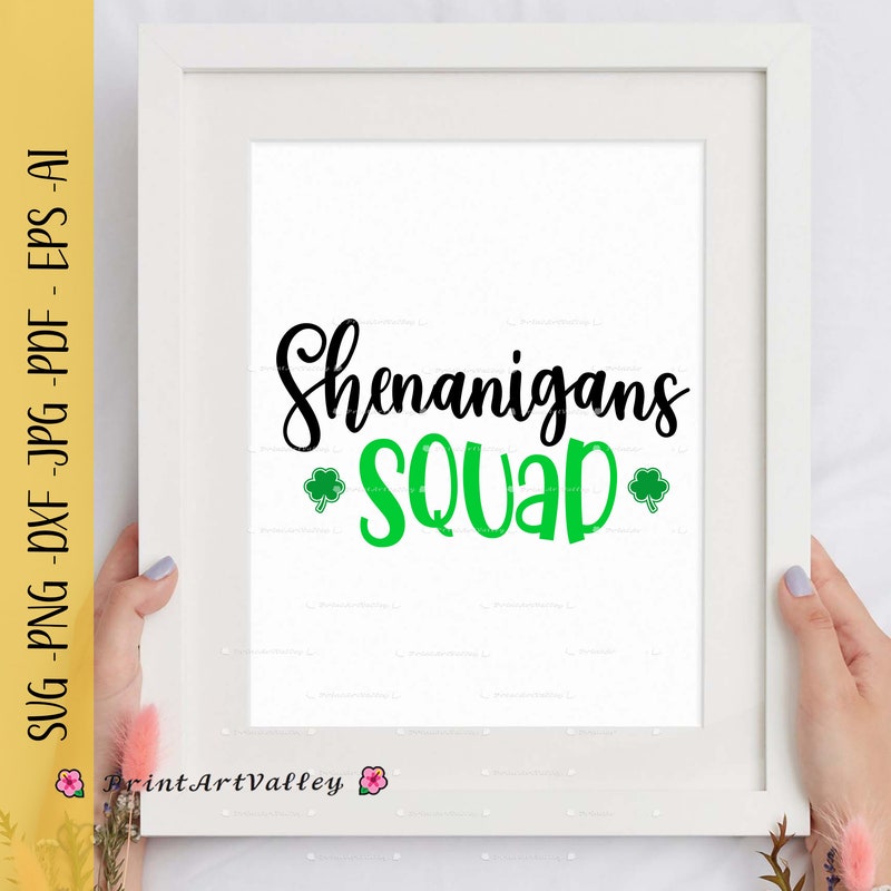 Shenanigans Svg - Etsy