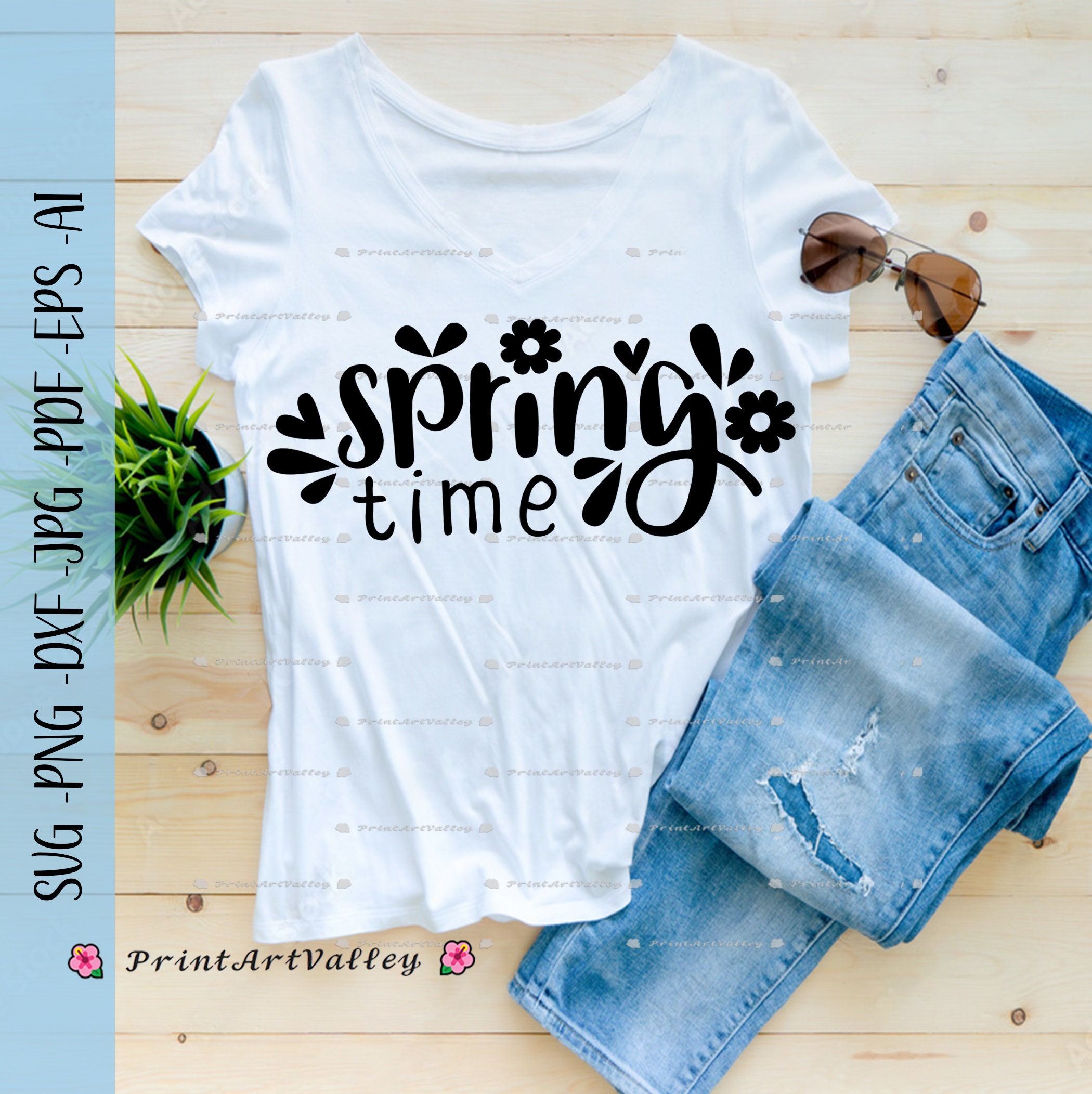 Spring Time Svg Spring Png Easter Svg Flower Svg Hello Spring Spring ...