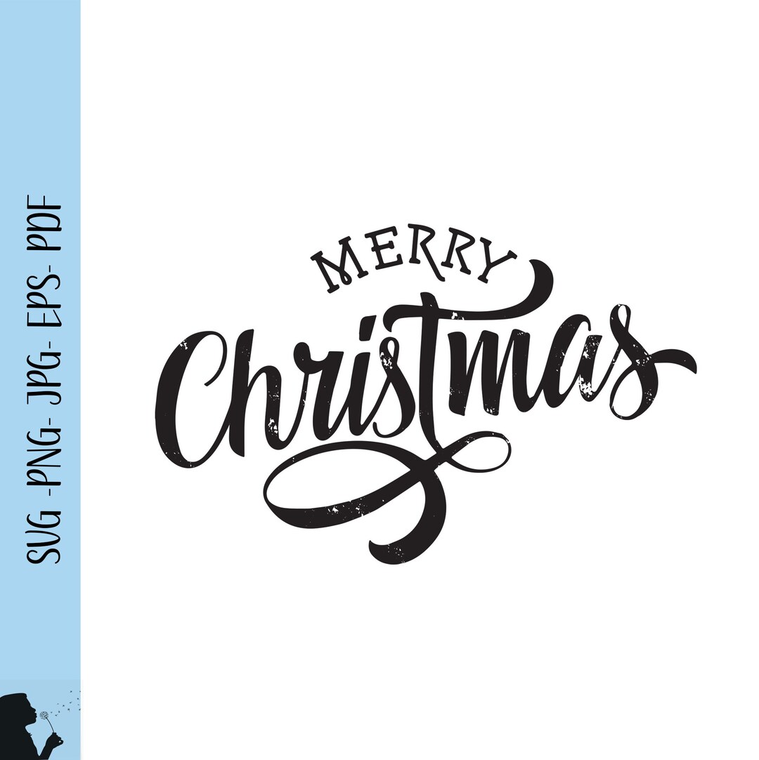 Merry Christmas Svg Cut File Christmas Saying Cricut File Winter Svg ...