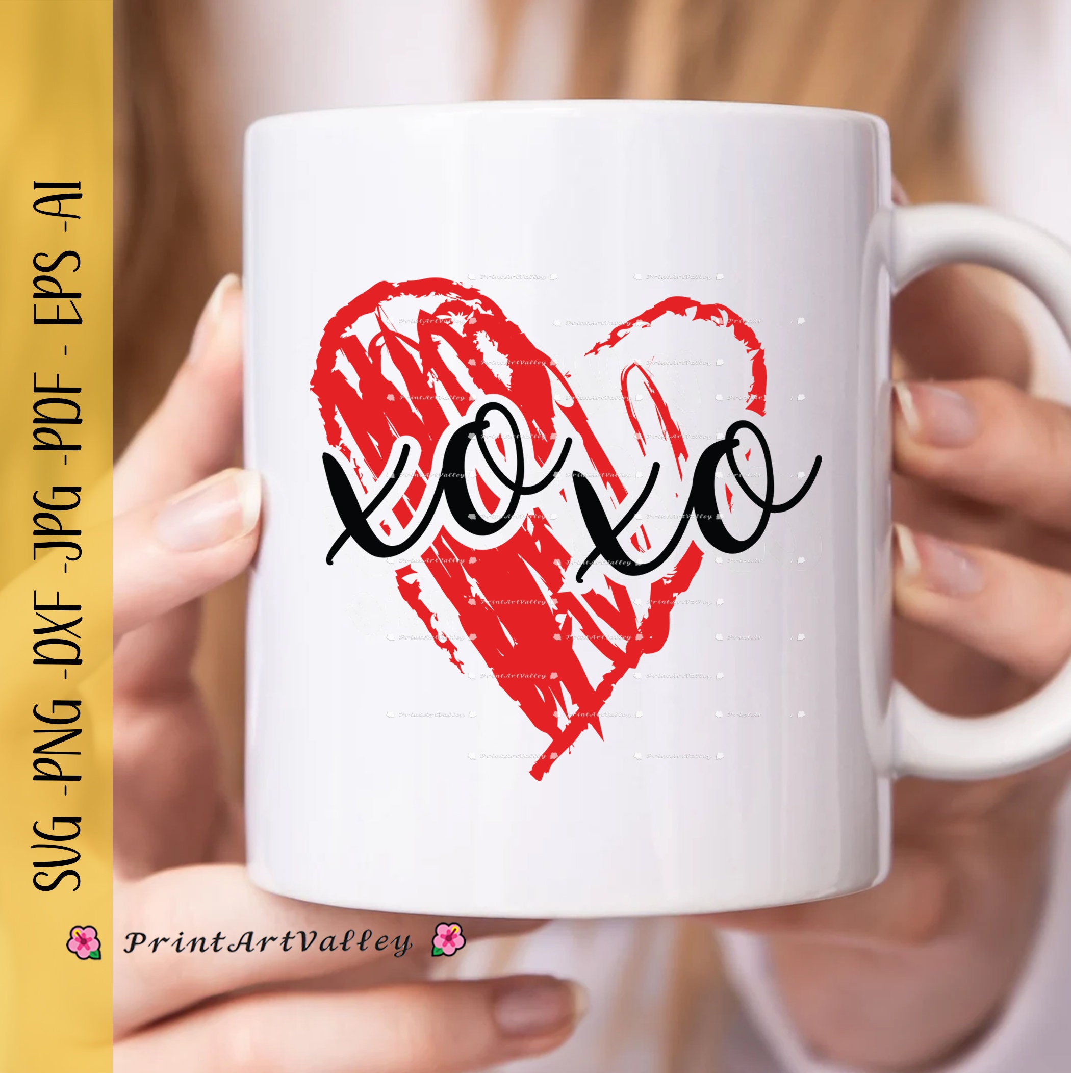 Xoxo Svg Heart Xoxo Svg File for Cricut Valentine Xoxo Svg Xoxo Svg ...