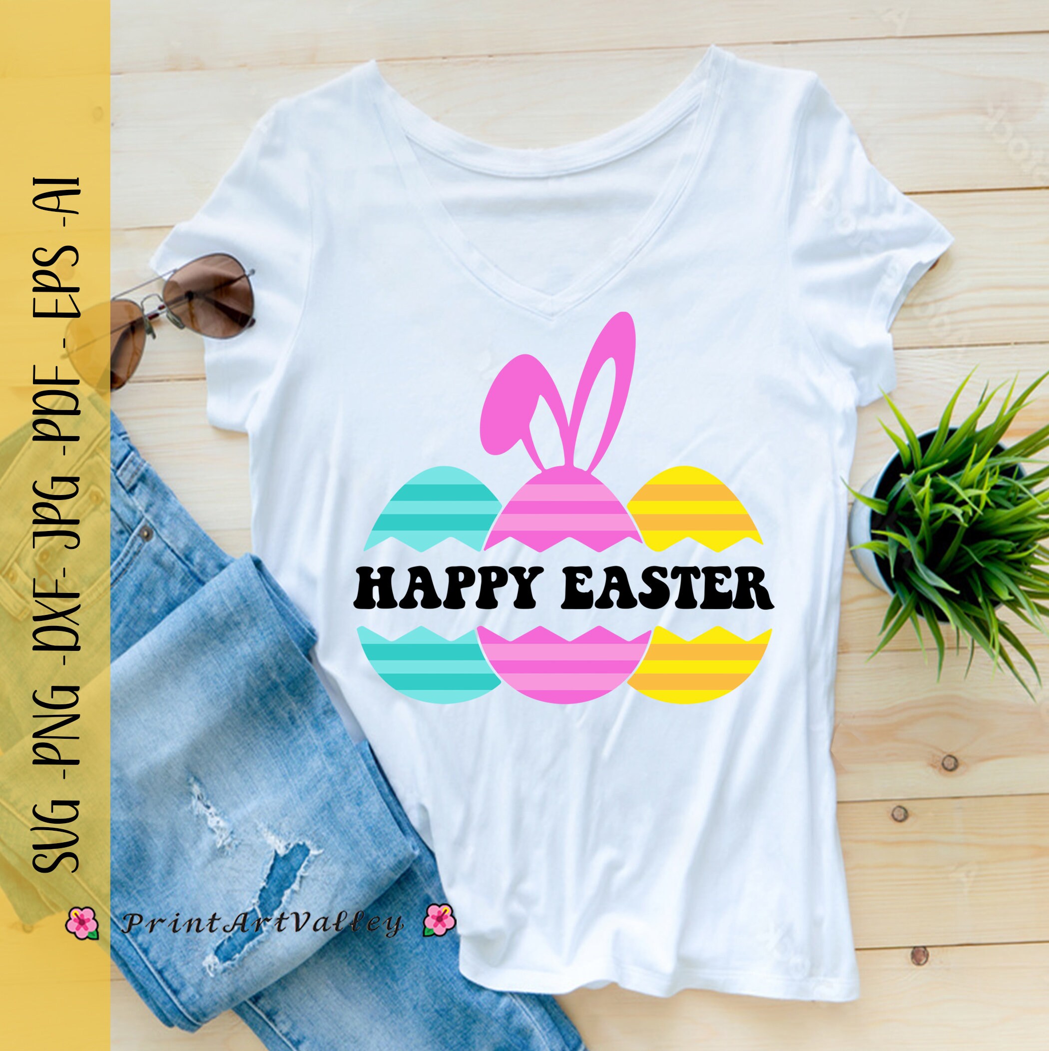 Pascua SVG, Huevo de Pascua Clipart SVG, Feliz Pascua Svg Conejito de ...