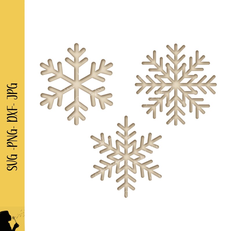 Snowflake Svg Bundle Snow Flake Christmas Svg Dxf Png Christmas ...