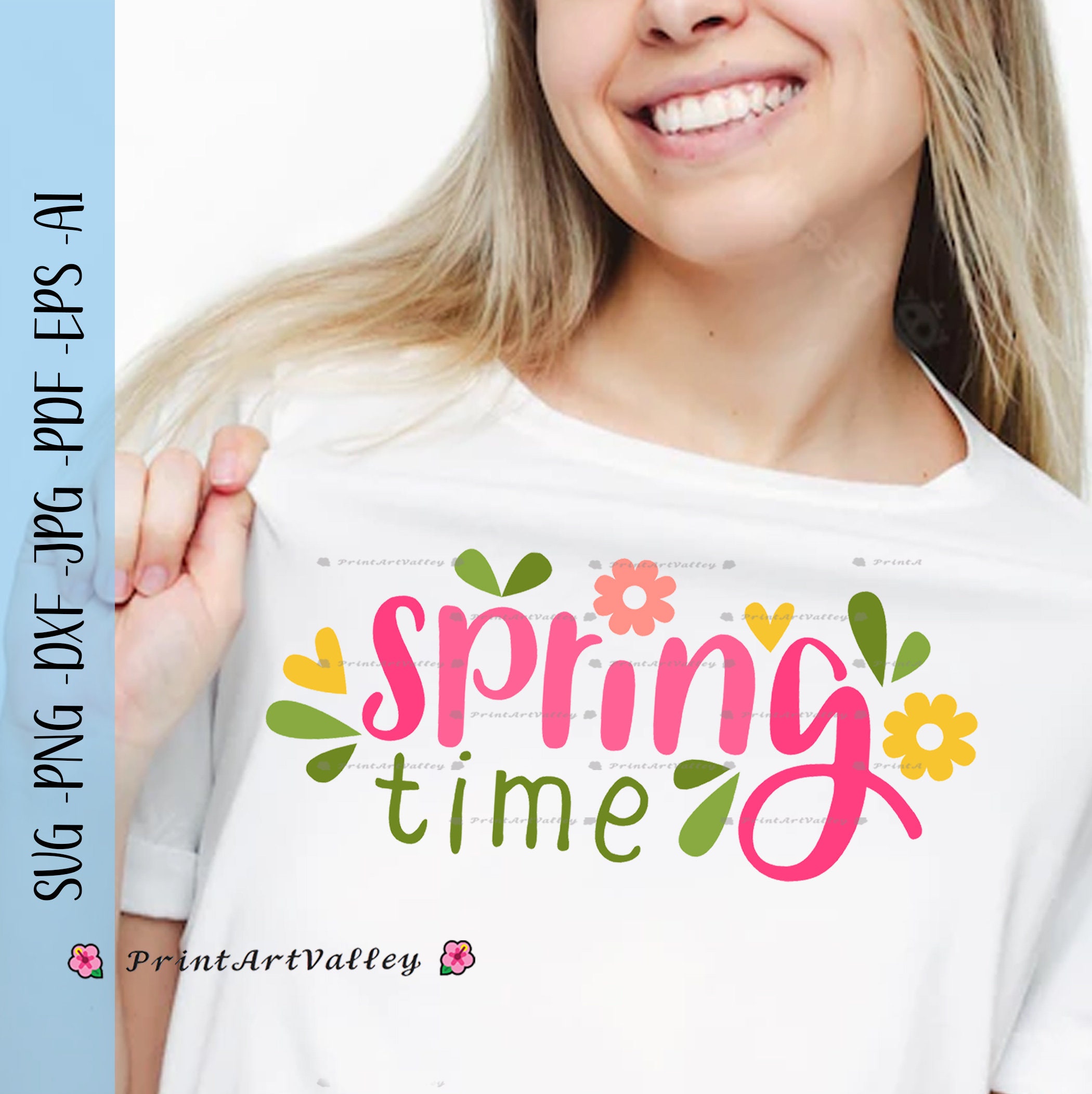 Spring Time Svg Cut Files Spring Svg Spring Cutting File for Circut ...