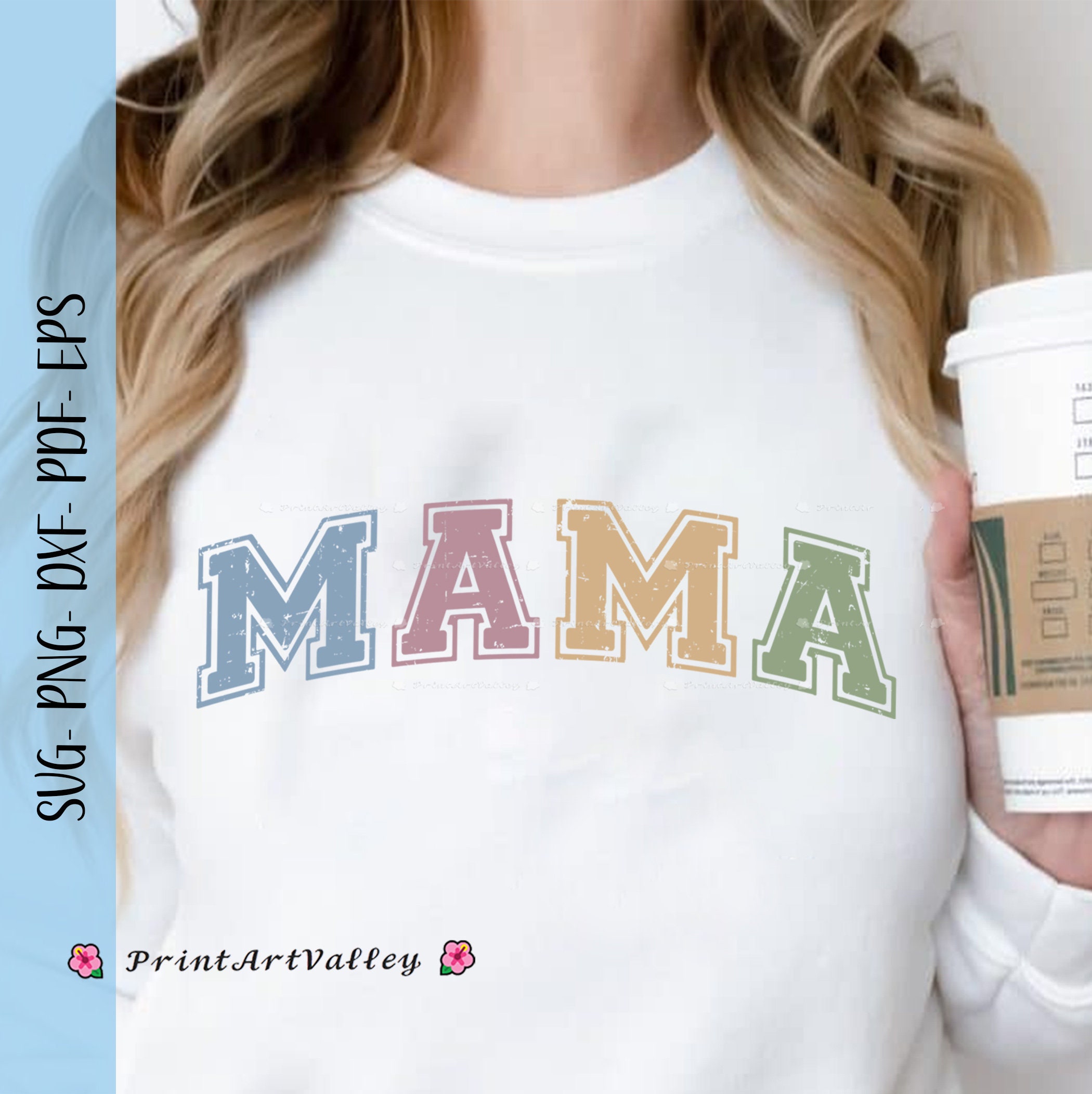 Mama Varsity Svg Mama Retro Svg Mother's Day Svg Mama - Etsy