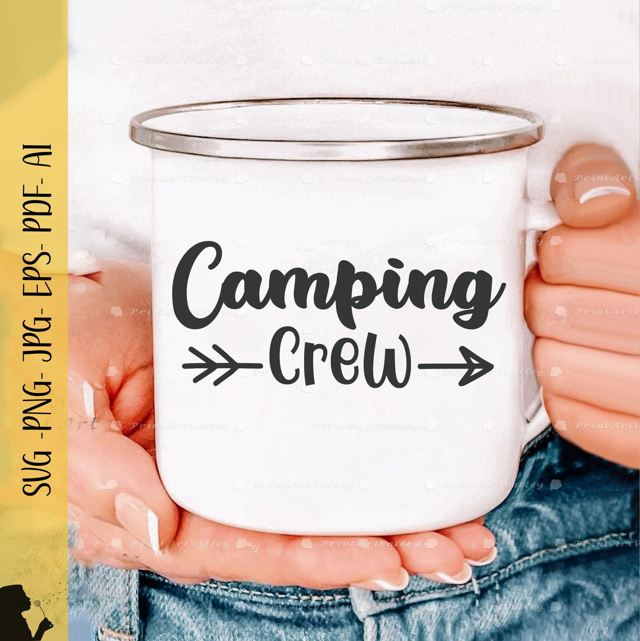 Camping Crew Svg Png Camping Squad Outdoor Adventure Camp Svg Family ...