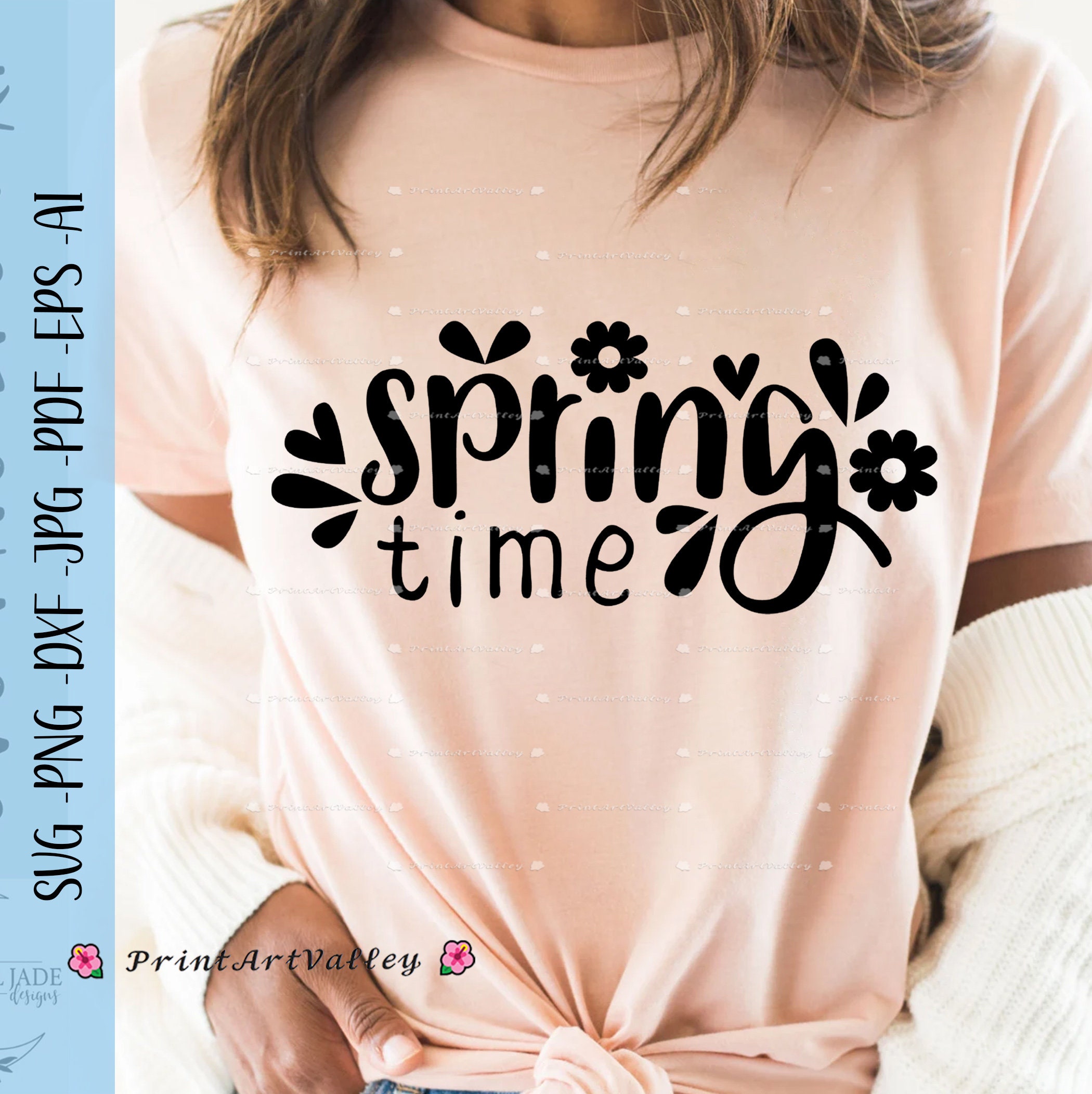 Spring Time Svg Spring Png Easter Svg Flower Svg Hello Spring Spring ...