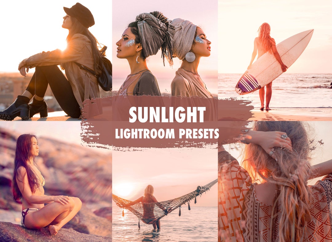 10 Sunlight Lightroom Presets Mobile Desktop Warm, Sunset, Vibrant ...