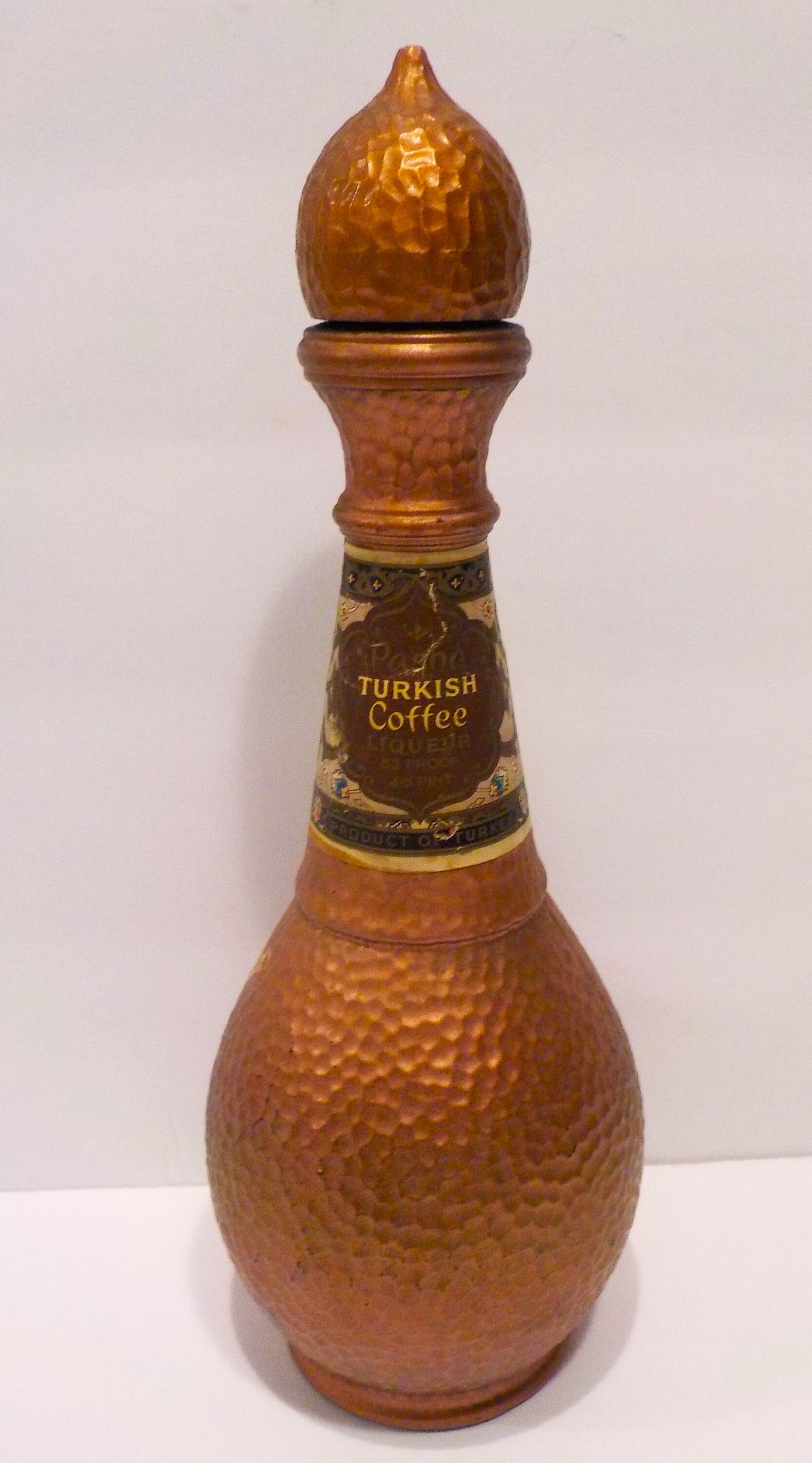 Vintage Turkish Coffee Liqueur Bottle - Etsy
