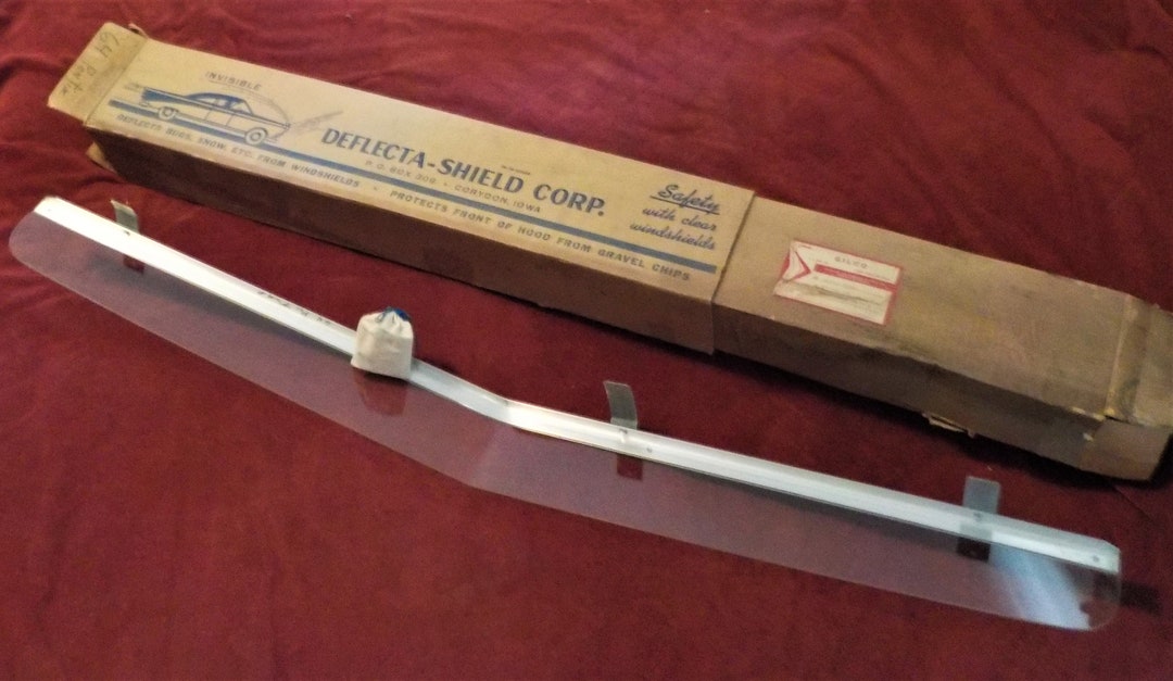 Vintage Pontiac Deflecta Shield Bug Deflector 1964 Pontiac Tempest? NOS ...