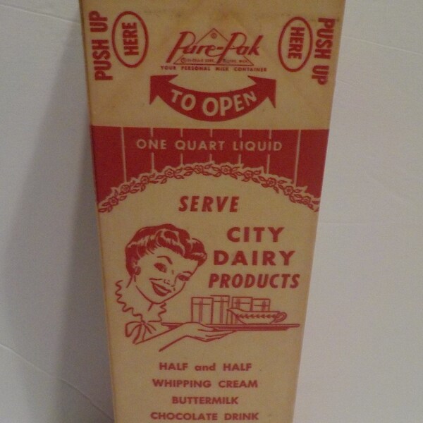 Milk Carton - Etsy