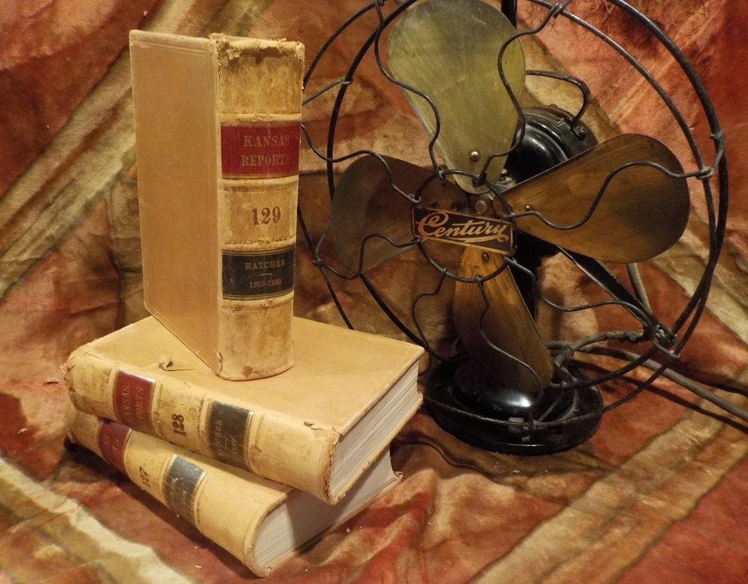 Three Vintage Kansas Reports Leather Bound Law Books Law Books - Etsy