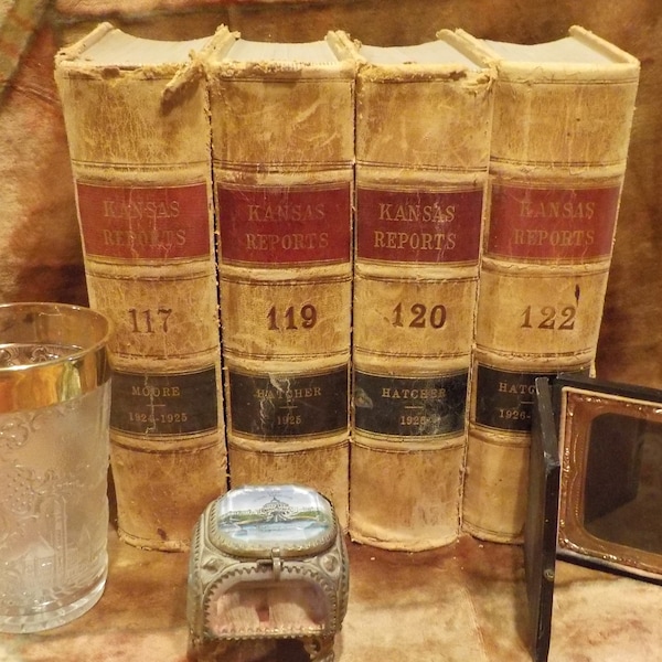 Antique Vintage Law Books - Etsy