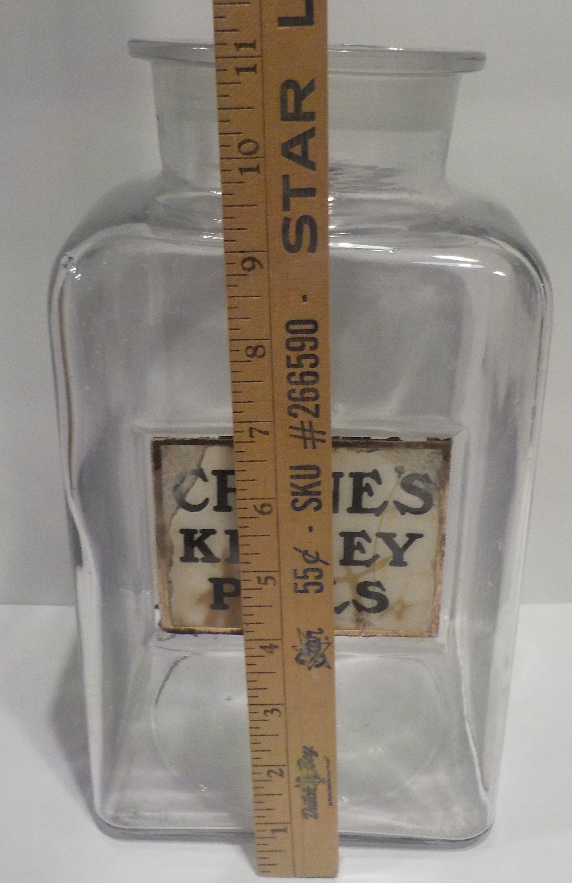 Very Large Vintage Crane's Pills Apothecary Jar - Etsy
