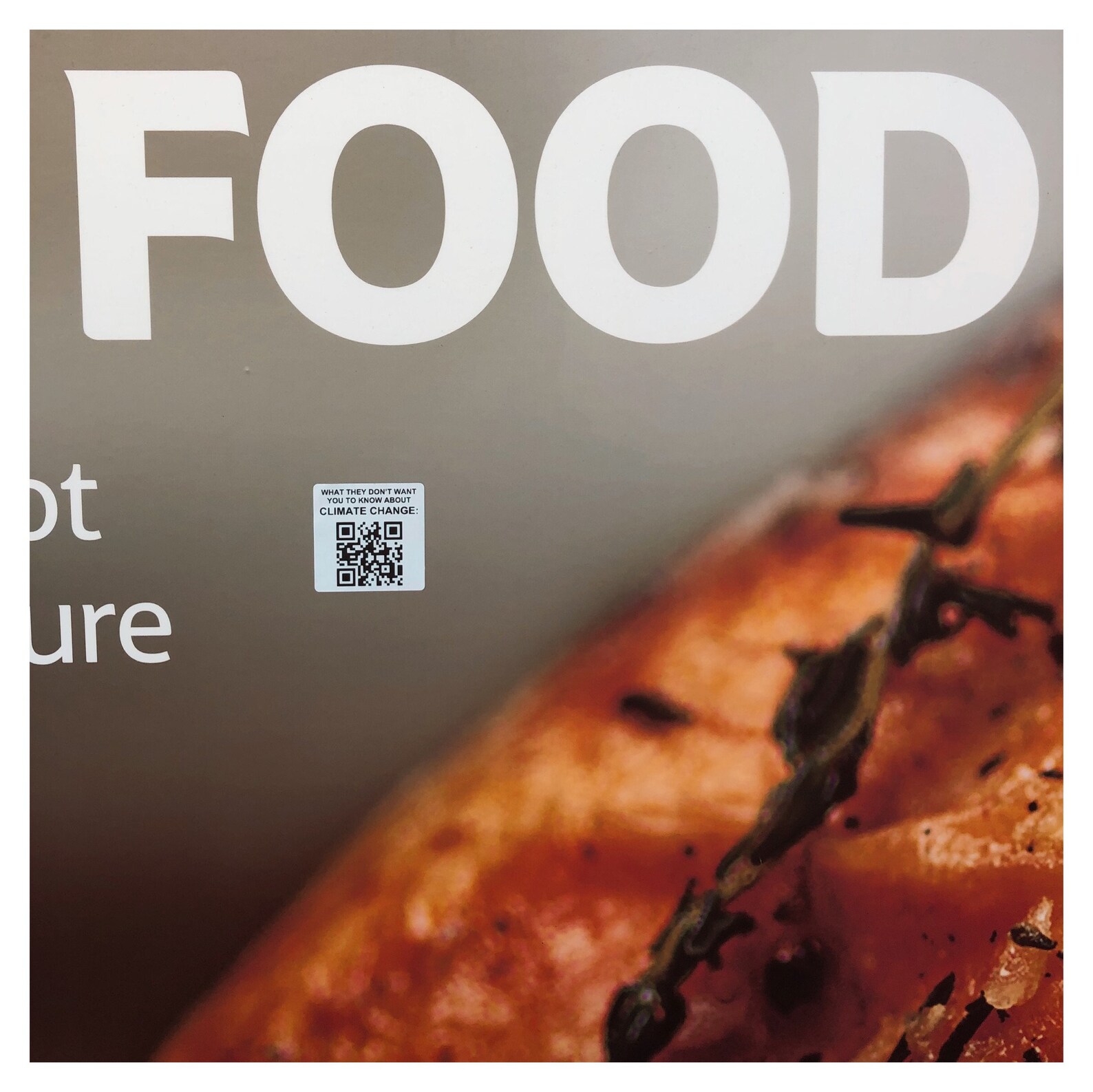 Vegan QR Code Climate Emergency Stickers what They Dont Want - Etsy