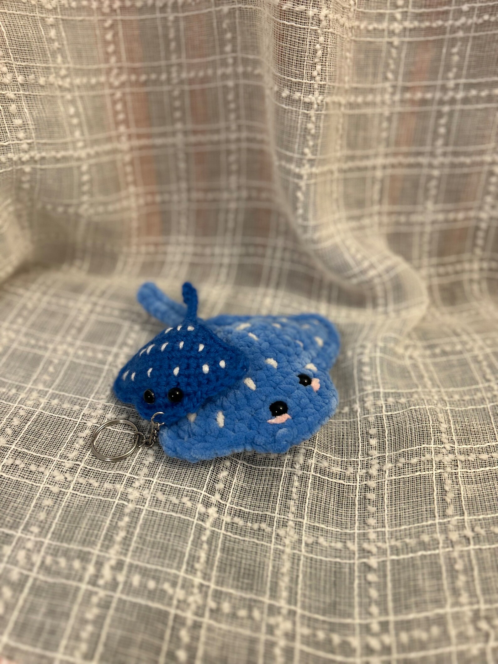 Crochet Stingray Keychain - Etsy