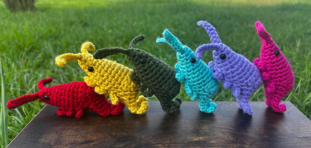 Choose Your Color- Crochet Small Shrimp! - Etsy