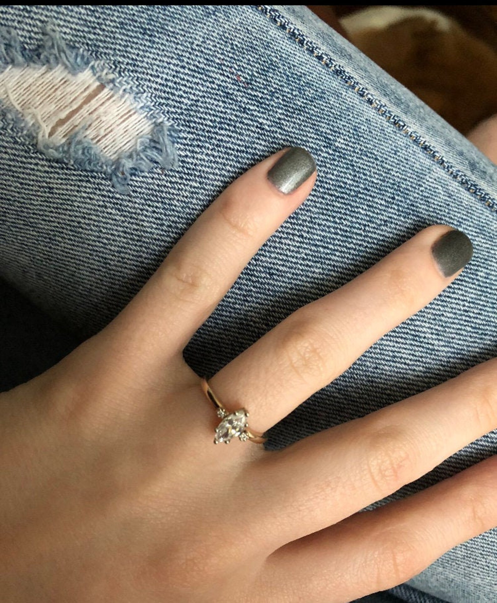 Simple Elegant Engagement Ring - Etsy