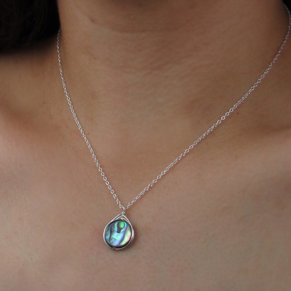 Abalone Necklace - Etsy