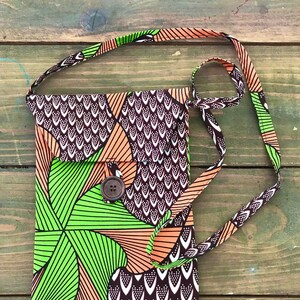 Cross Body Purse Kitenge African Fabric Travel Bag Boho Pouch - Etsy