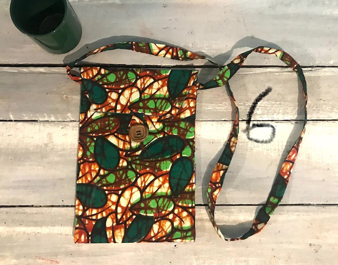 Cross Body Purse Kitenge African Fabric Travel Bag Boho Pouch Ethnic ...