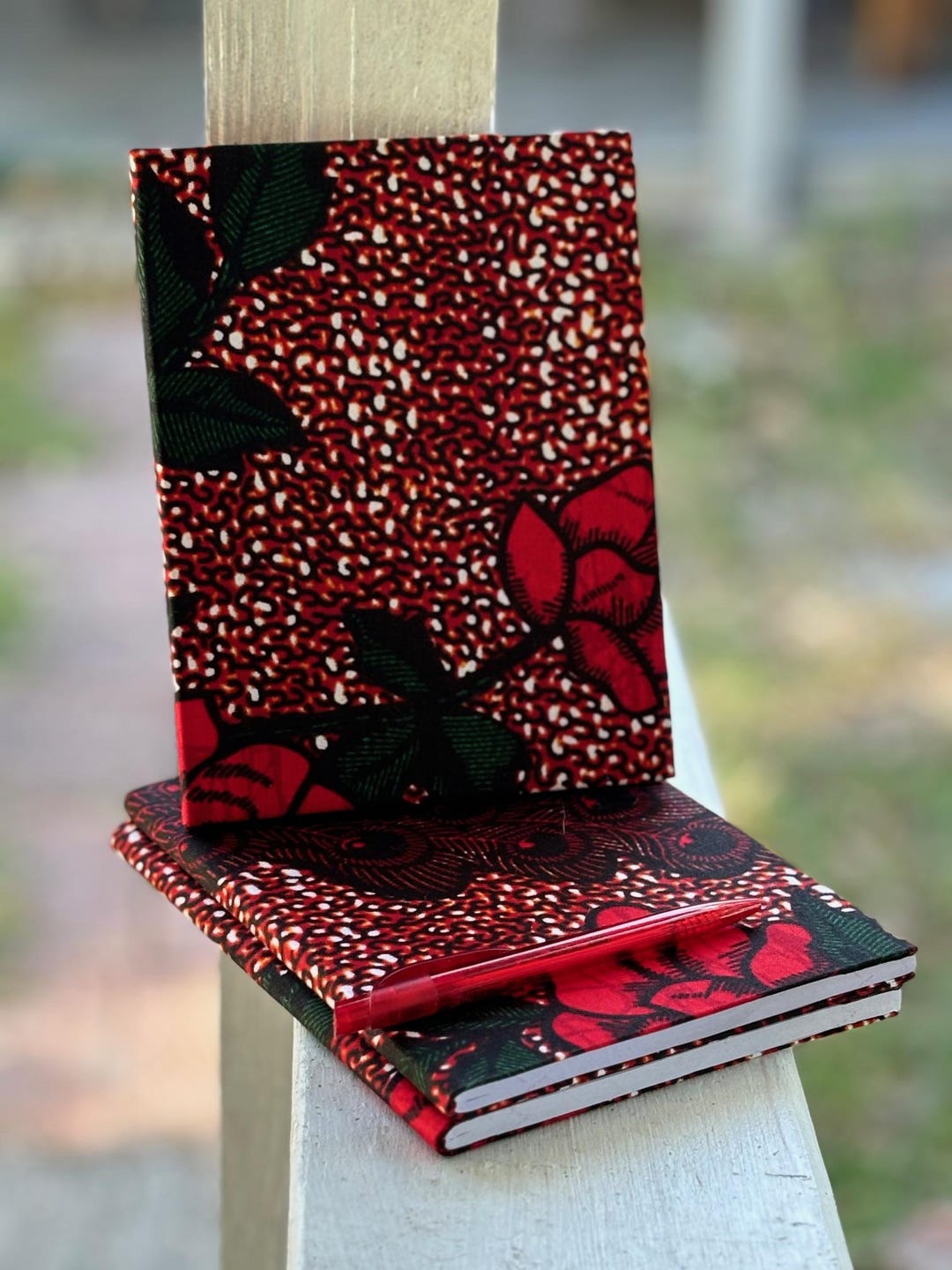 Large Notebook Travel Journal Kitenge Cloth African 8x6 Inch 92 Sheets ...