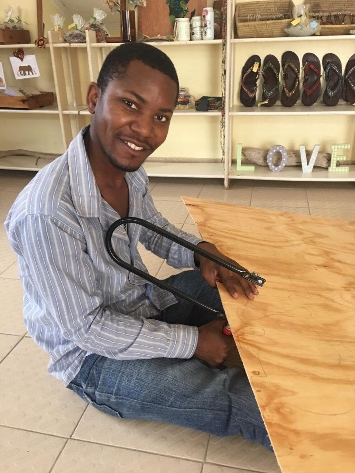 Karibu Swahili Handcarved Welcome Sign Wood Kitenge Fabric - Etsy