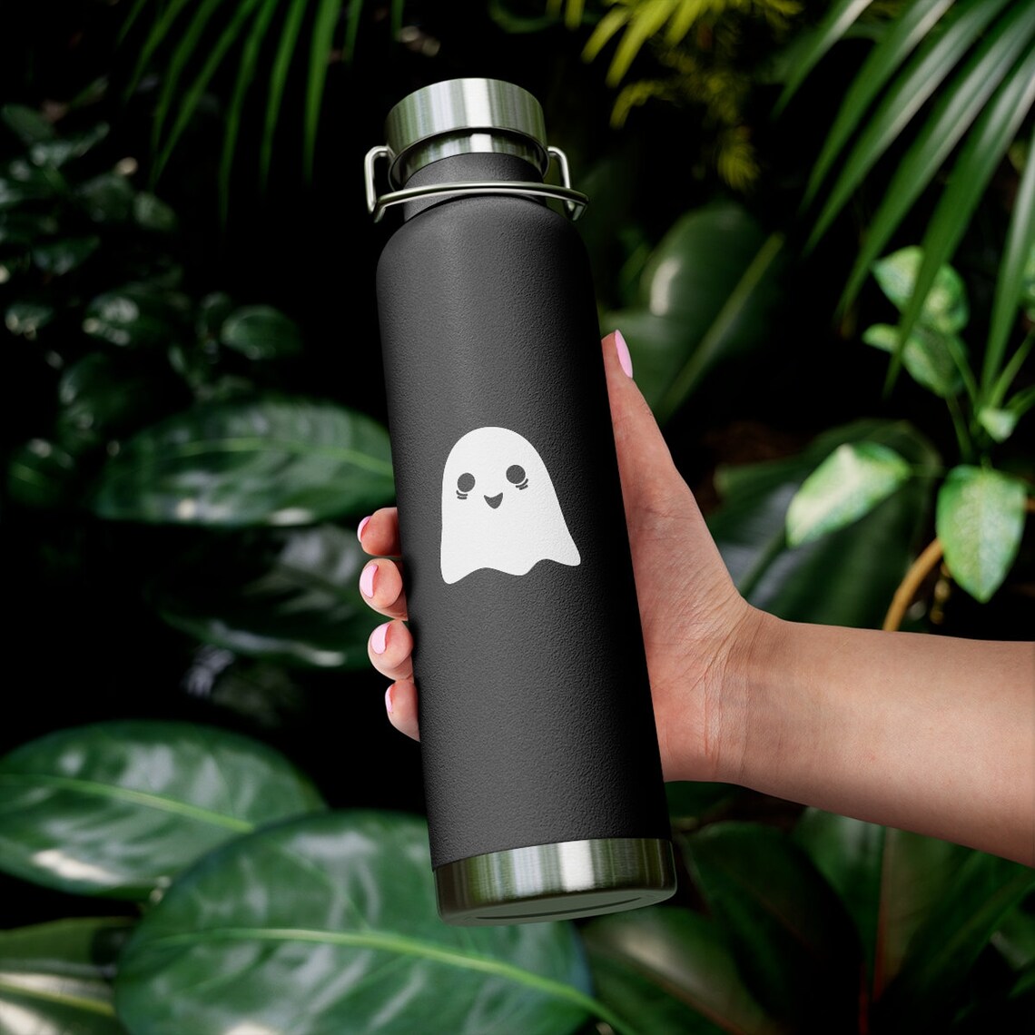 Cute Ghost Vacuum Insulated Bottle Gothic Goth Punk - Etsy