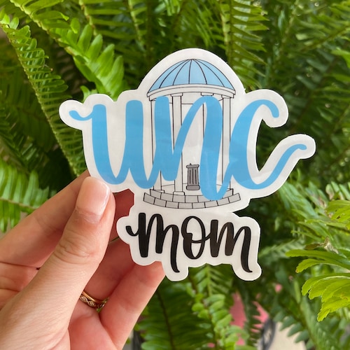 UNC Tar Heels 4-inch Laser Cut Alumni Vinyl Decal Sticker | Etsy
