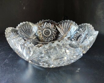 Lead Crystal Bowl | Etsy