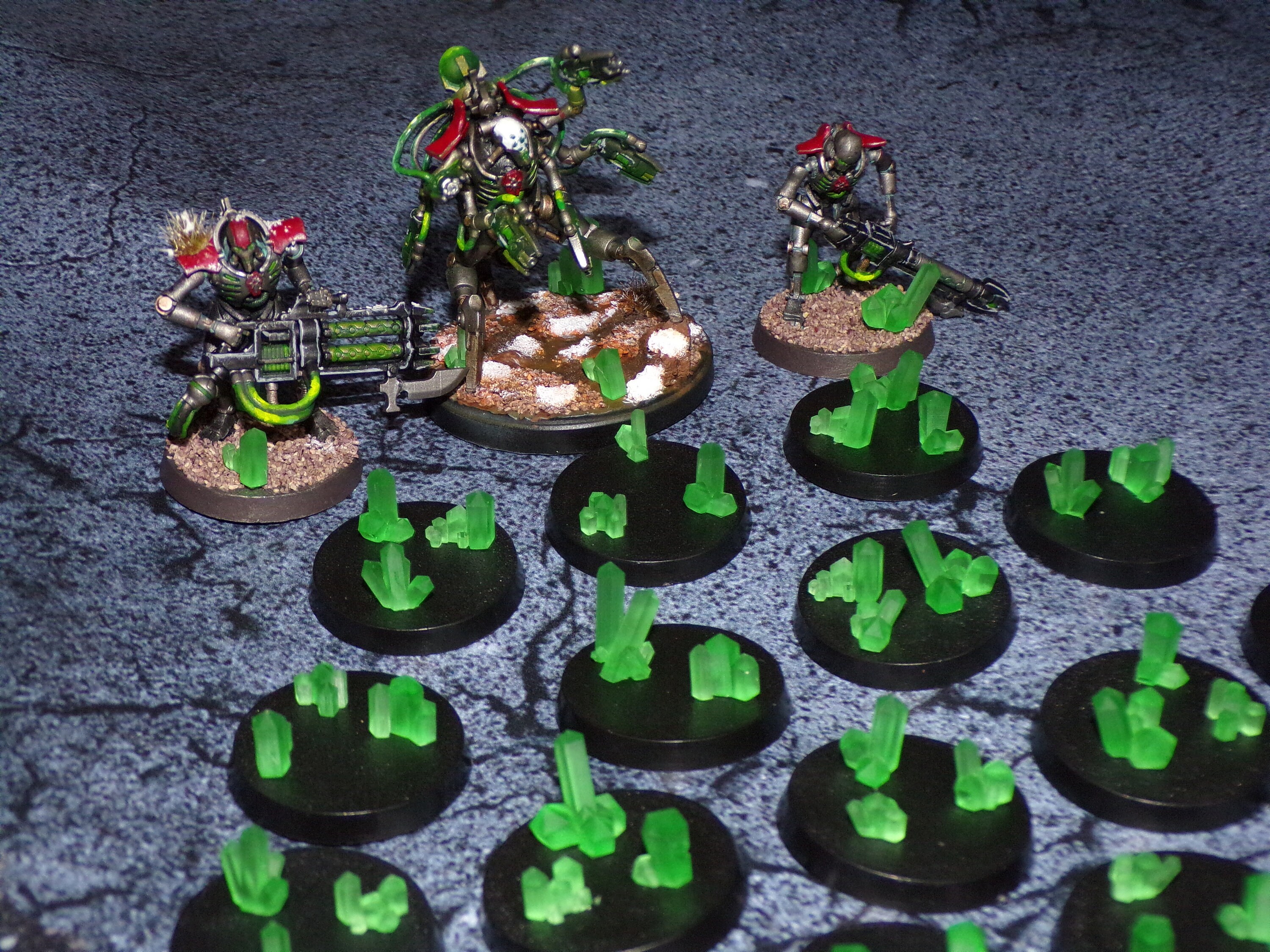 Small Basing Crystals X60 Transparent Green Crystals for - Etsy