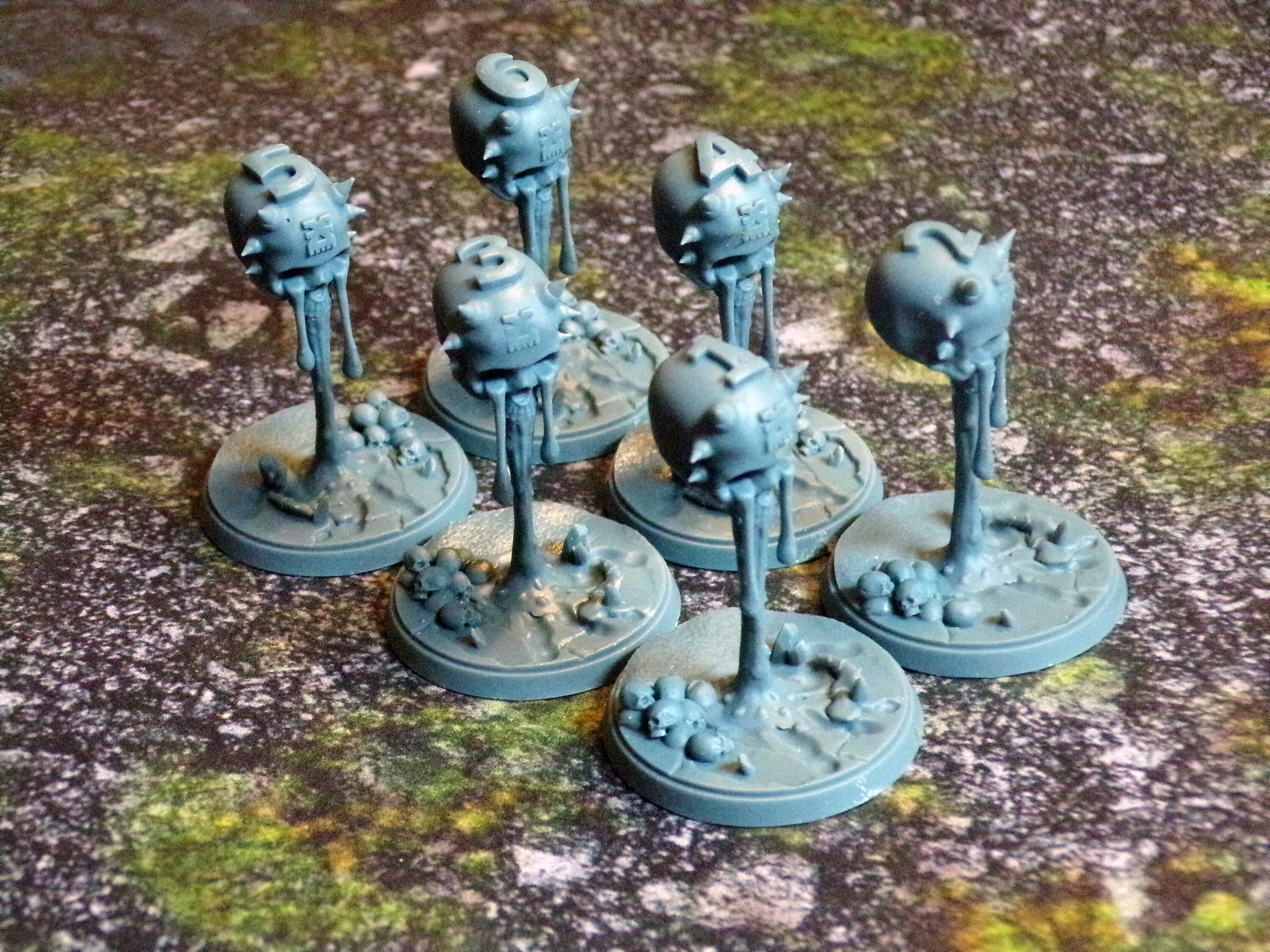 Khorne Chaos Demon Skull Objective Marker X6 Chaos Themed - Etsy