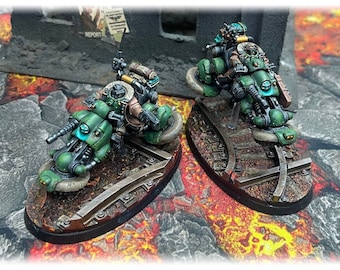 Alien World Bases Custom Alien Xenomorph Themed 32/40/60mm Bases All ...