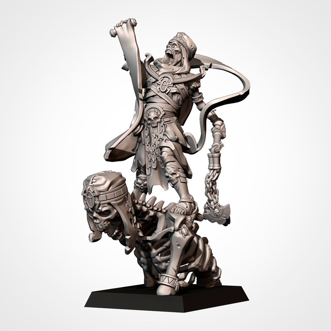 Emissary of the King - Undead Egyptian Emissary Model + Custom 25mm ...