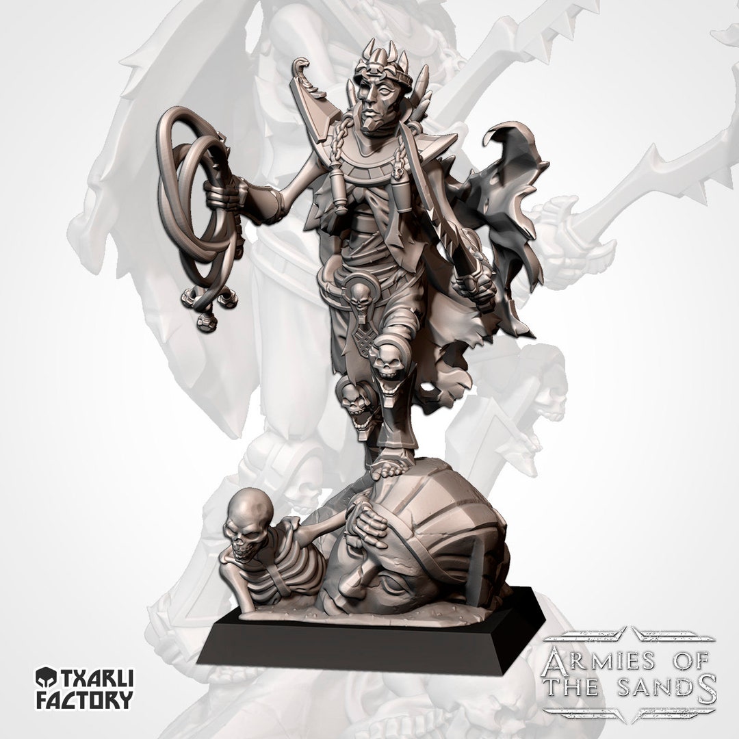 Skeleton Architect X1 + Basing Bit - Undead Egyptian Architect Model ...