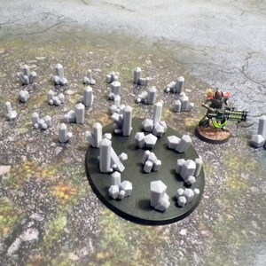 Grey Mega Crystal Basing Pack X20 Large Grey Basing Crystals for Custom ...